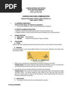 A Detailed Lesson Plan in Oral Communication | PDF | Lesson Plan | Gesture