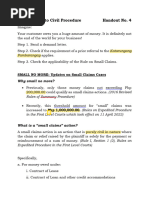 Small Claims and Money Collection Guide | PDF | Lawsuit | Complaint