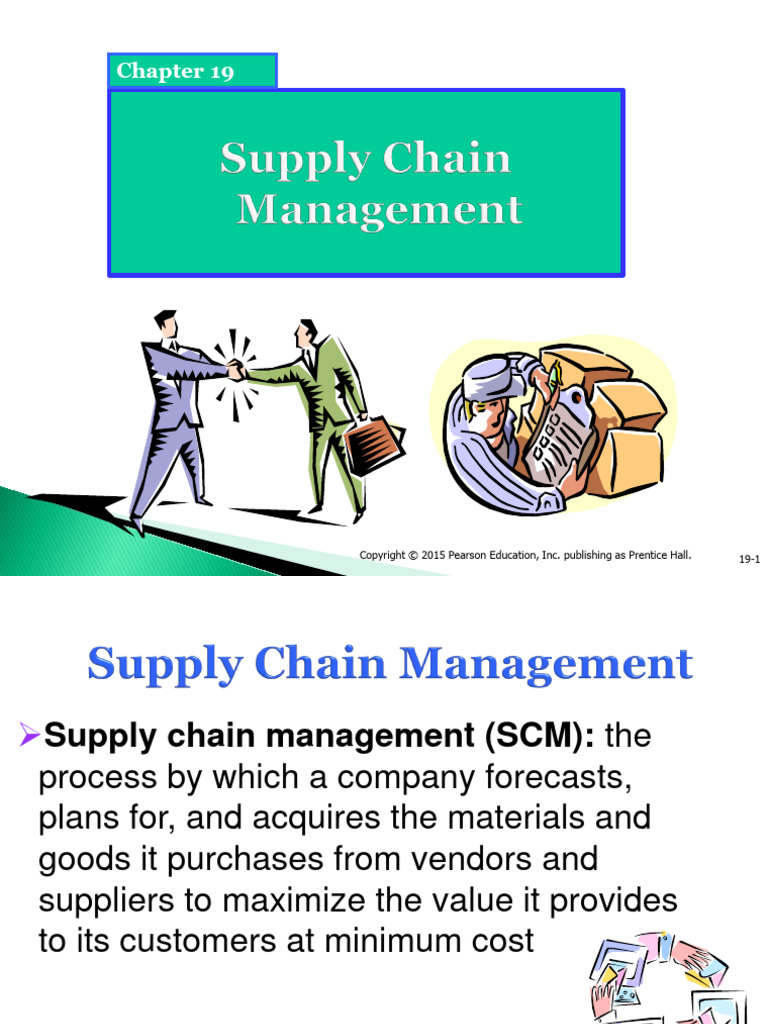 Chapter 19 Supply Chain Management | PDF | Supply Chain | Supply Chain ...