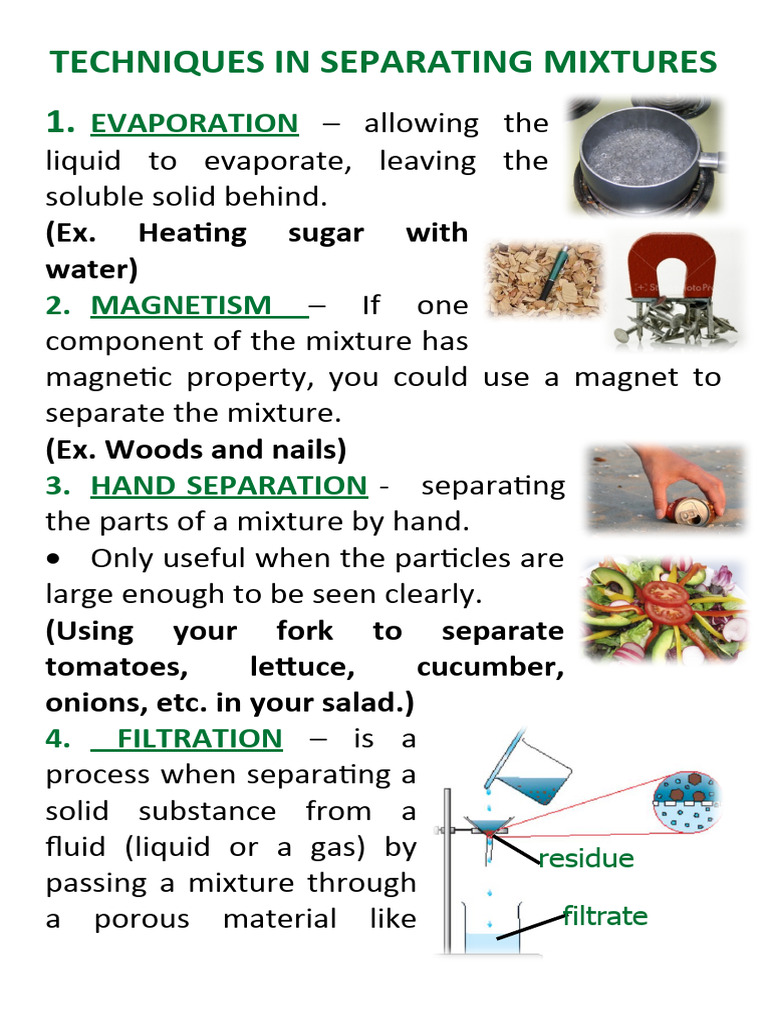 4 Separating Mixtures | PDF