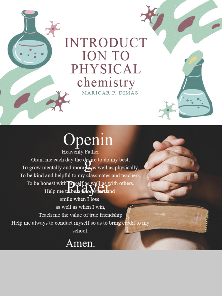 INTRODUCTION TO PHysical Chemistry | PDF