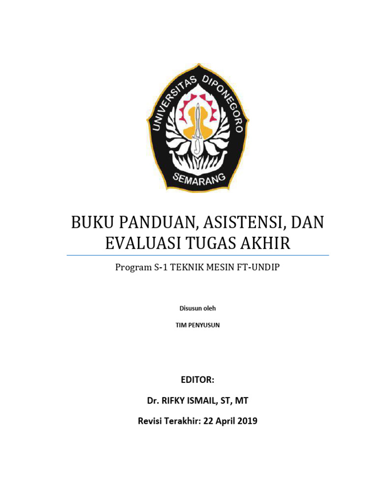 Panduan Buku TA S1 Muhammad Fathan Zakiron | PDF