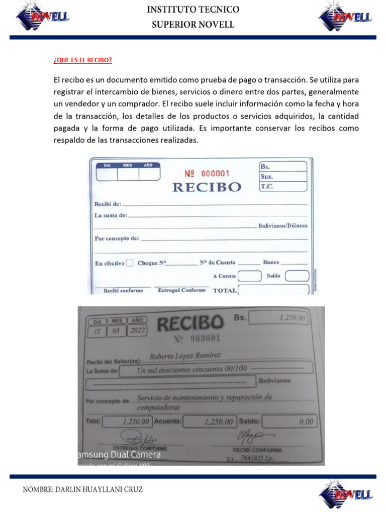 Recibo | PDF