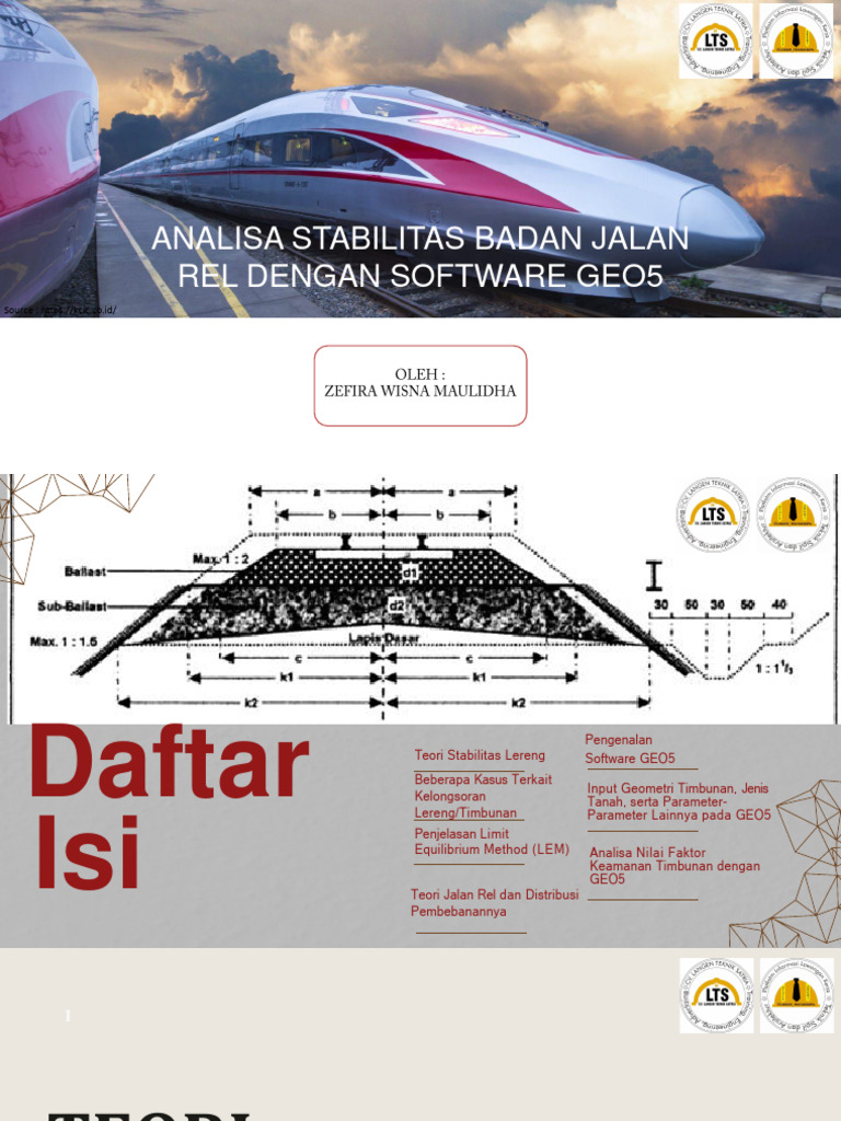 Analisa Stabilitas Jalan Rel dengan GEO5 | PDF | Sains & Matematika