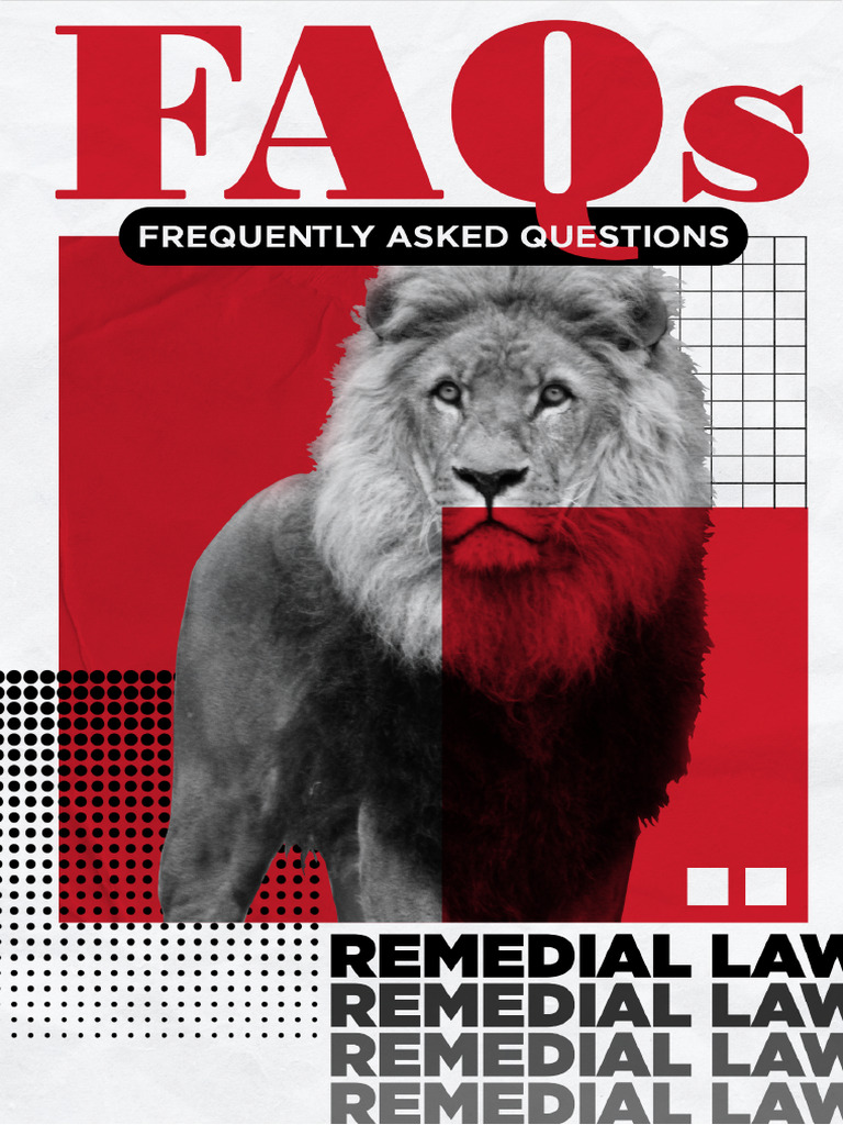 SBCA CBO FAQs - Remedial Law (2022) | PDF | Lawsuit | Complaint