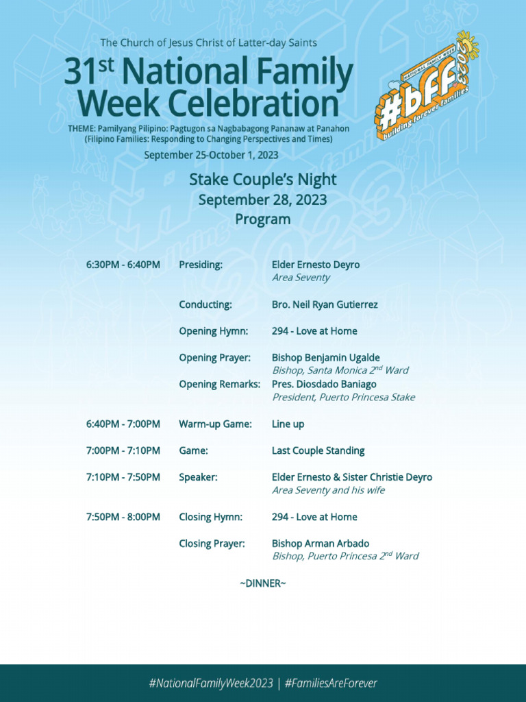 Program Couples Night | PDF