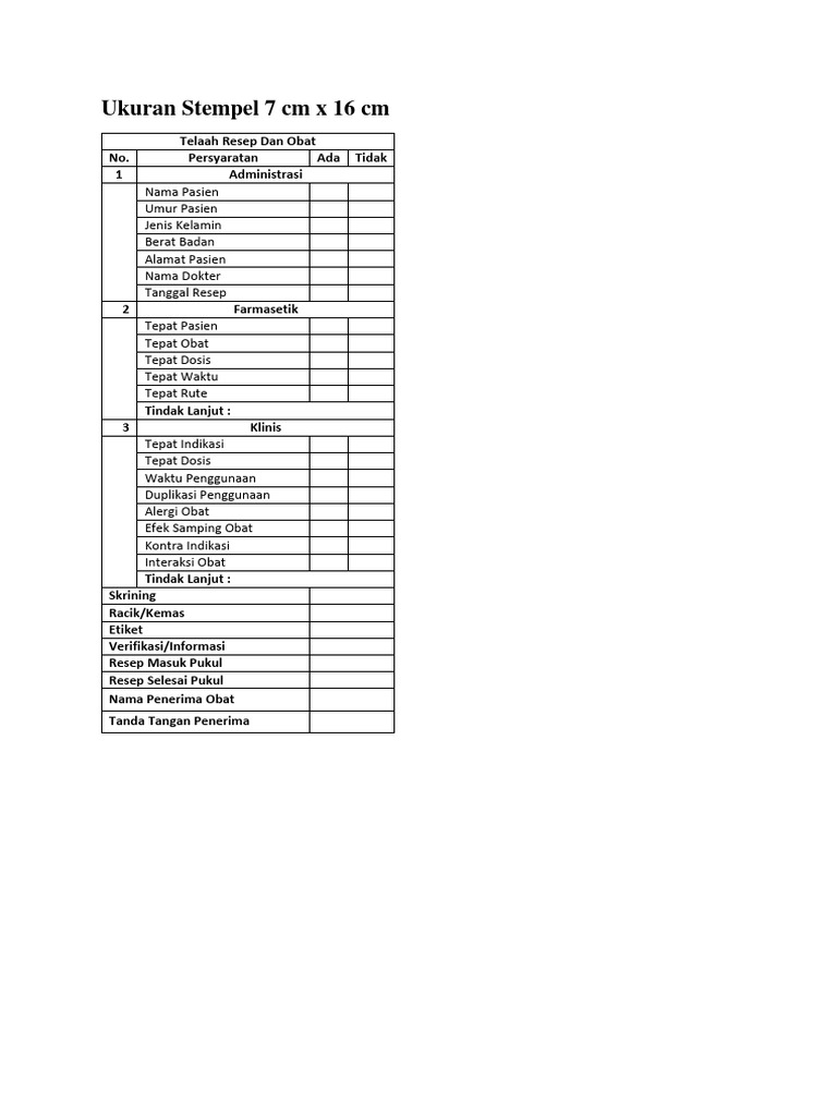 Stempel Telaah | PDF