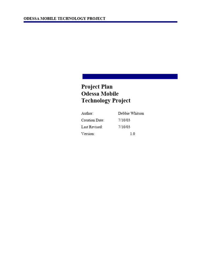 Sample-Project-Plan-2 (1) | PDF