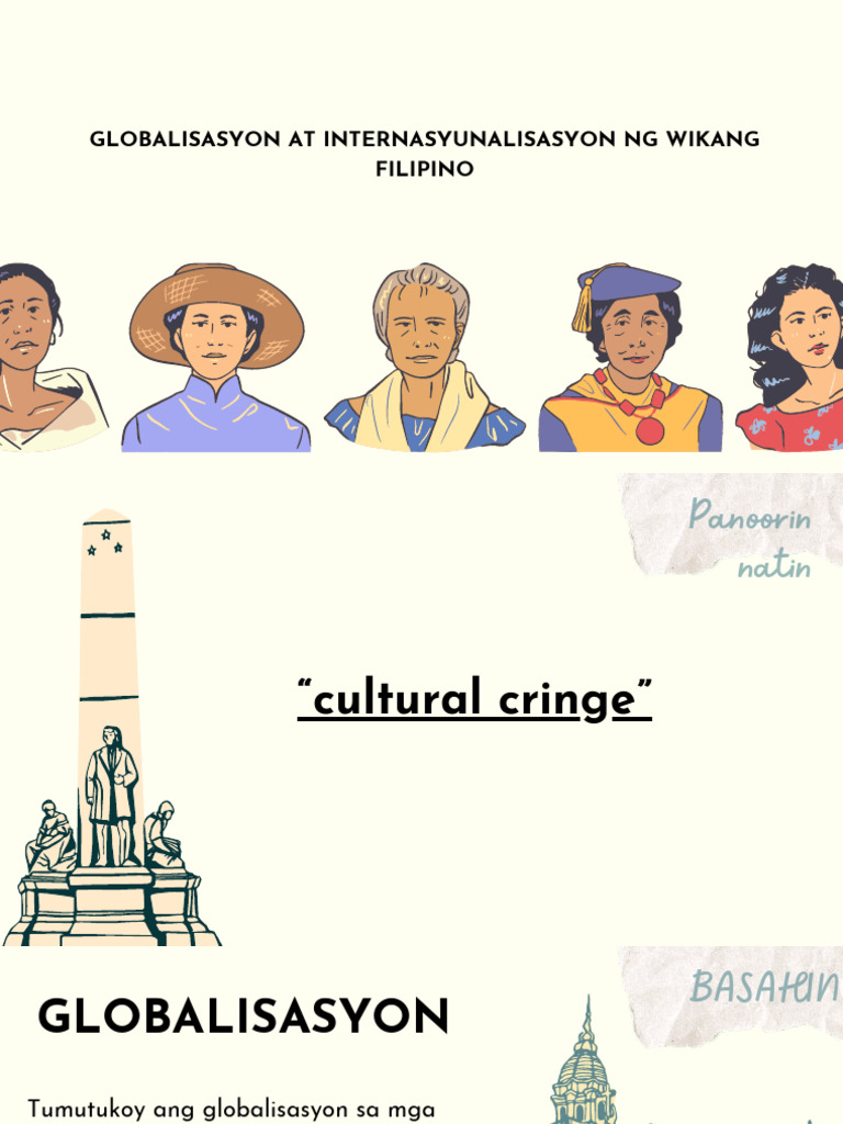 GLOBALISASYON AT INTERNASYUNALISASYON NG WIKANG FILIPINO | PDF