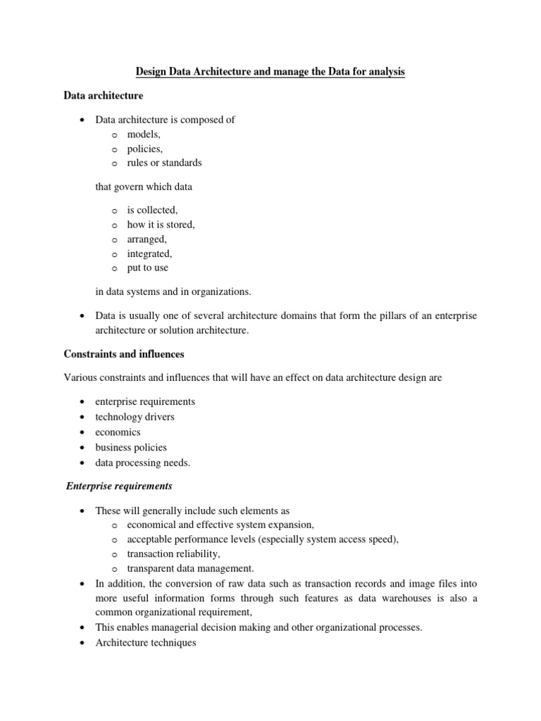 DA Unit-1 | PDF