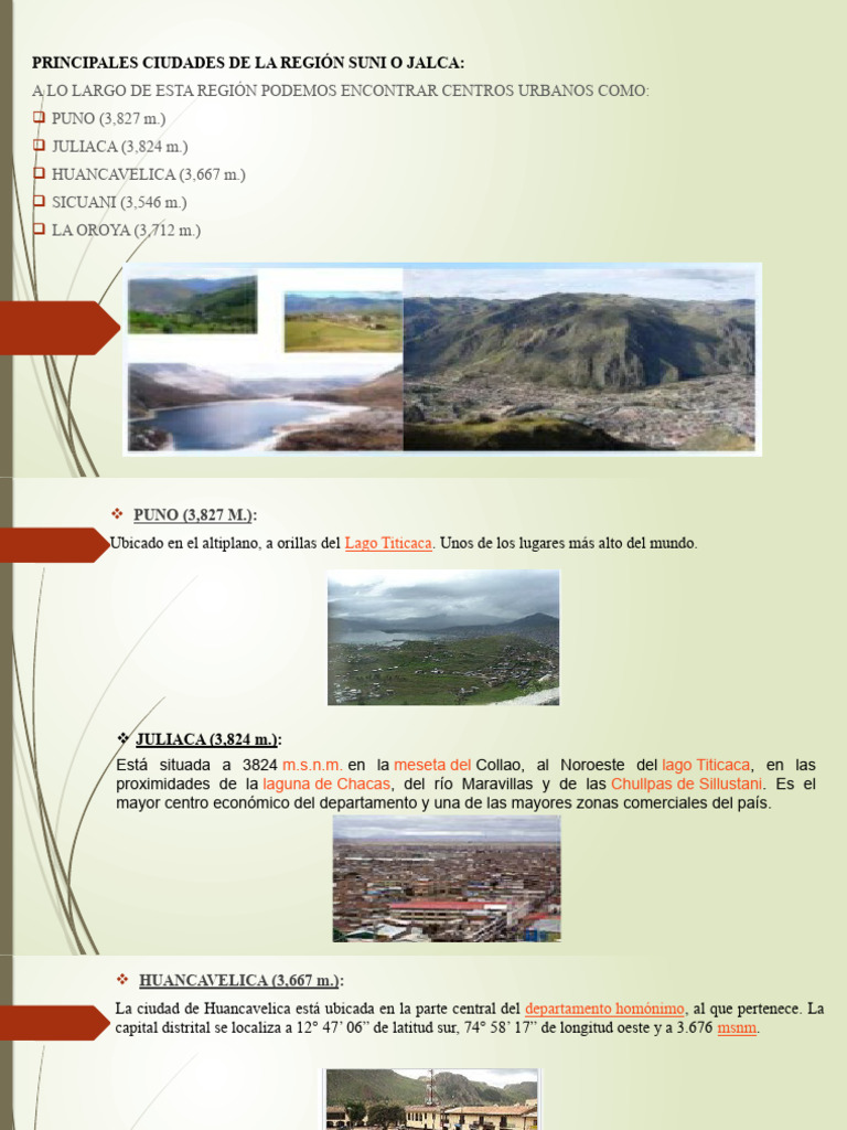 presentacion región jalca | PDF