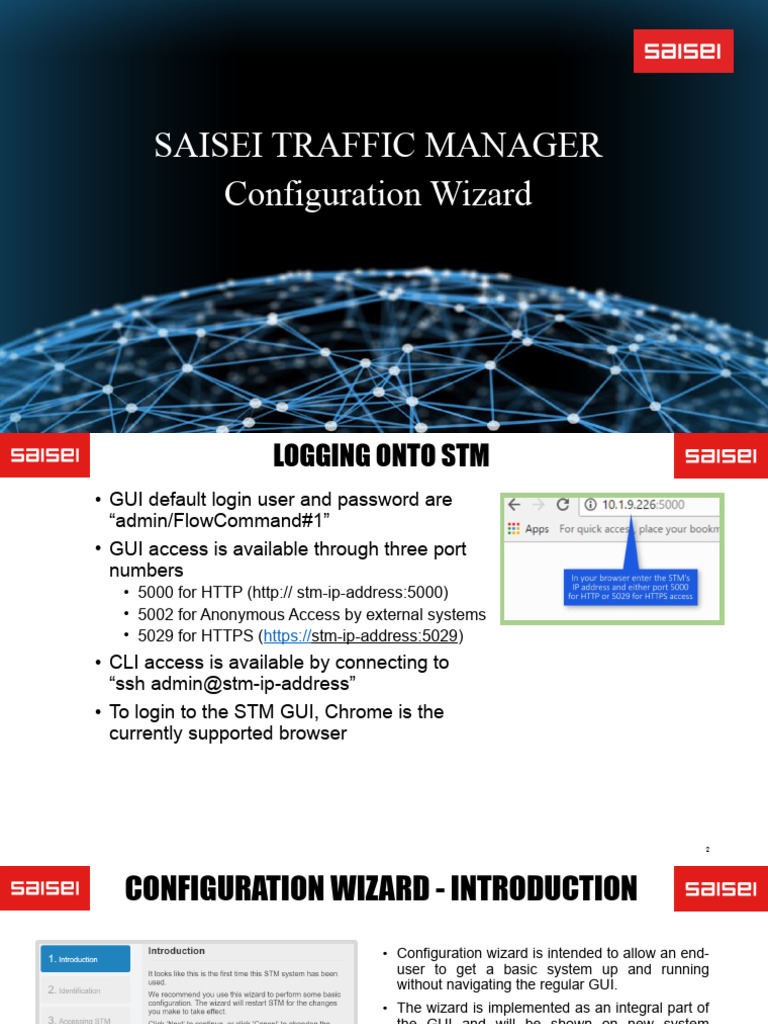 03 Configuration Wizard - Infinity | PDF | Graphical User Interfaces | Network Protocols