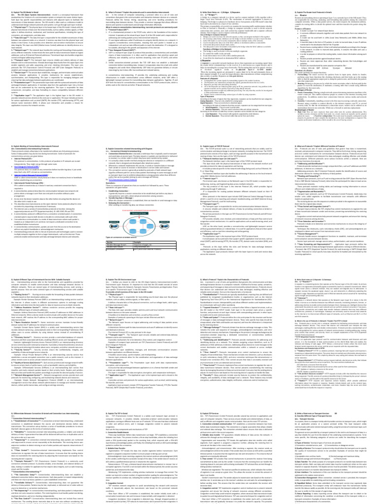 dcn2 Print | PDF | Computer Network | Internet Protocols