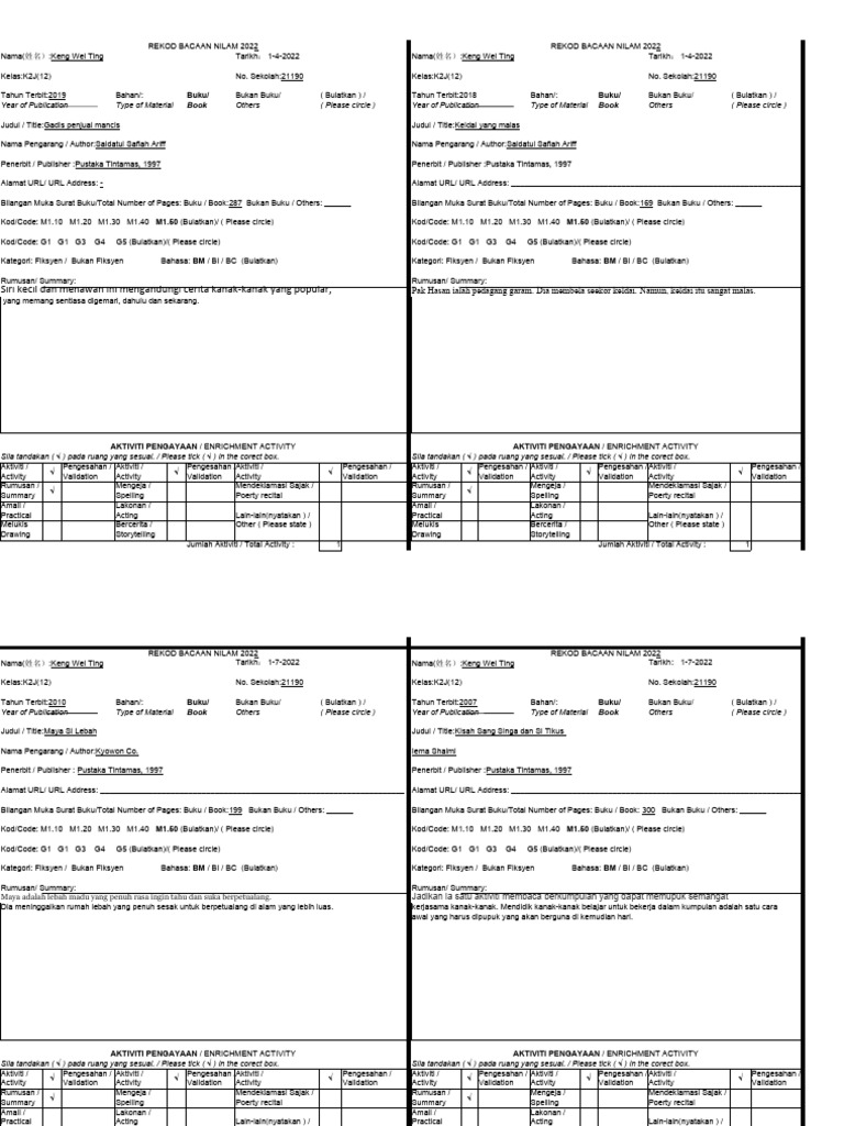 Rumusan Nilam (BM) | PDF