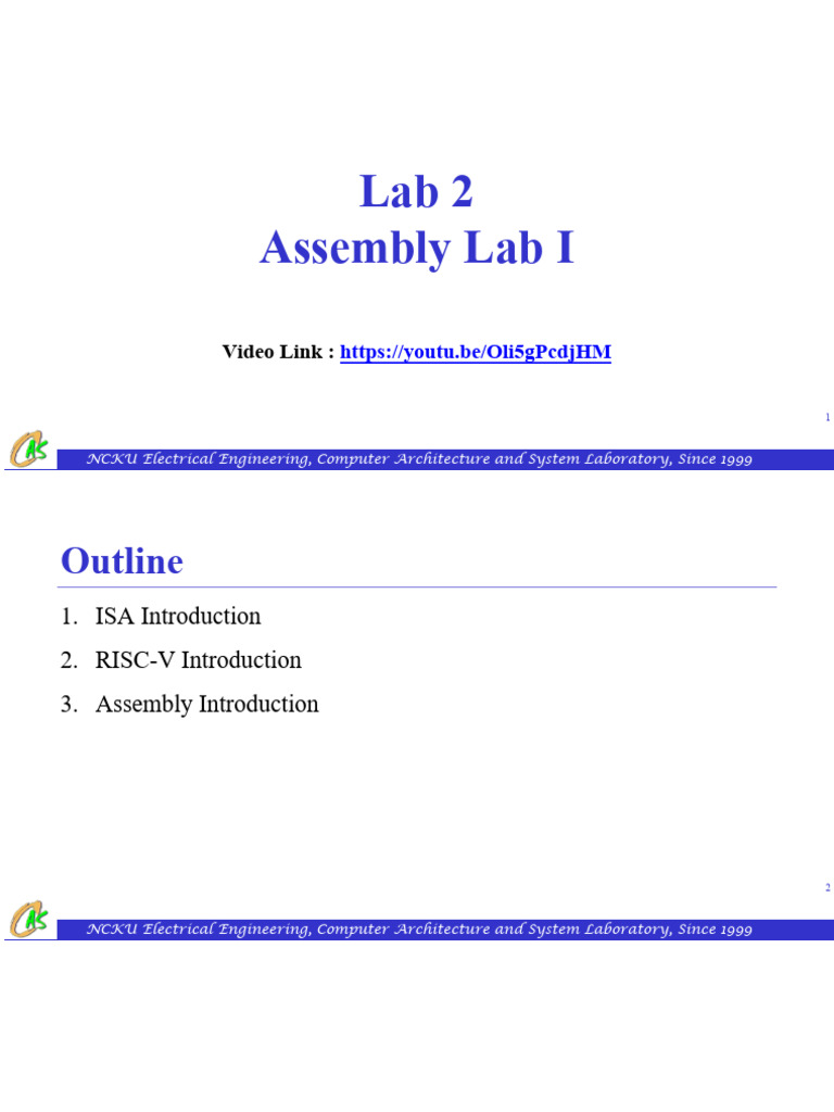 Lab2 Assembly Lab I | PDF