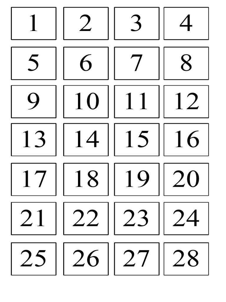 Angka 1-50 | PDF