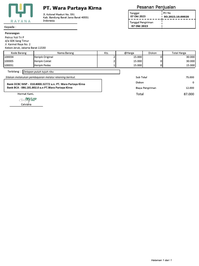 Petrus Yuli Tri | PDF