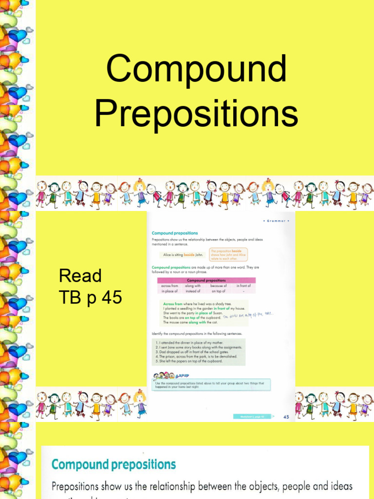 Compound Prepositions 1 | PDF