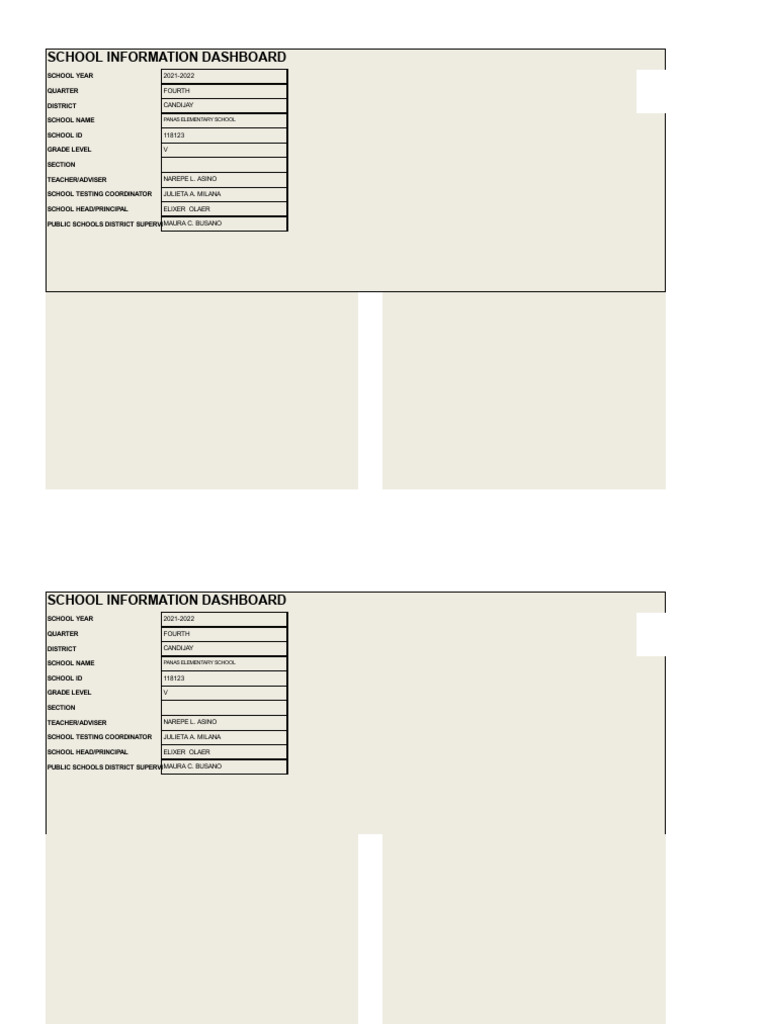 Adviser-QRA-FORM-Grade 5 2nd Quarter | PDF