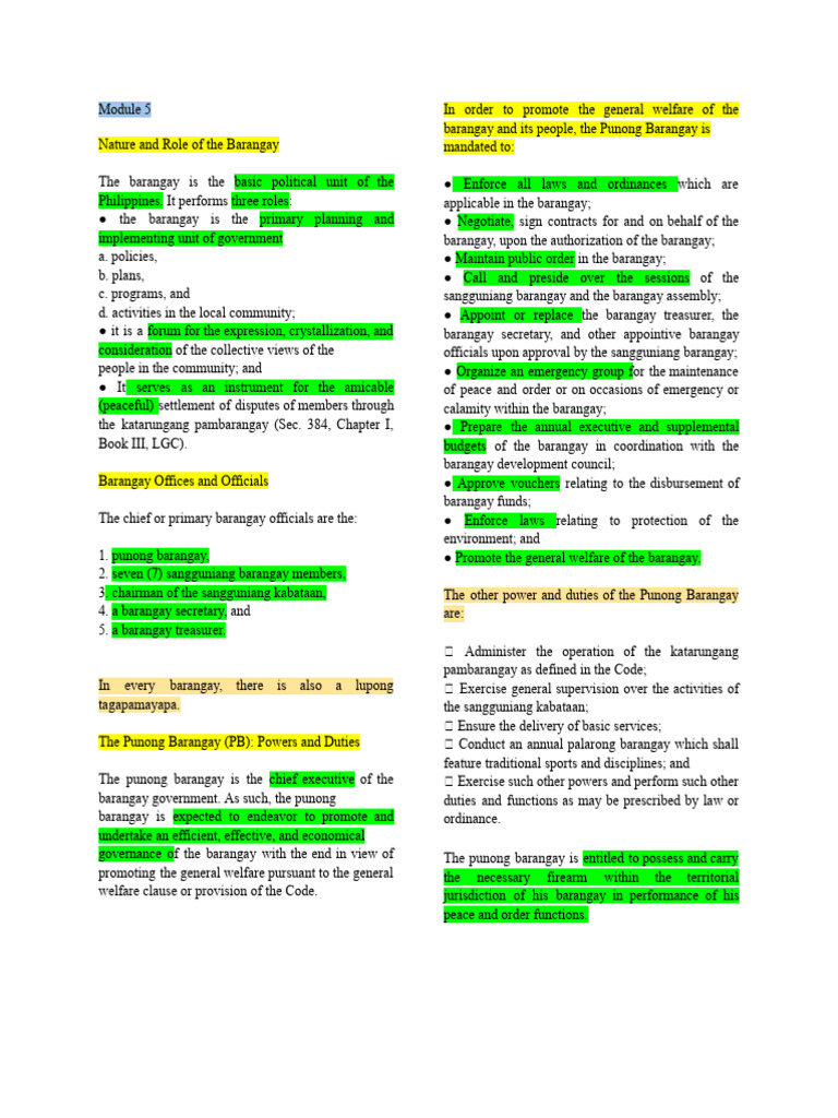 PA 207 Reviewer | PDF