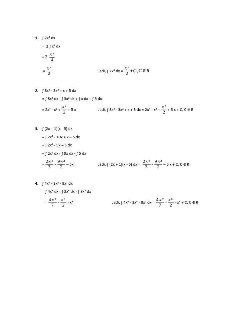 Kalkulus Integral Pdf