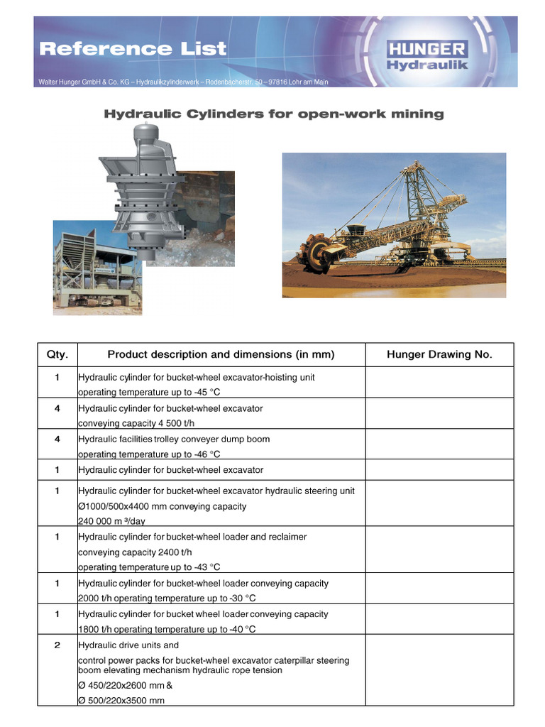 RL Mining Cylinders | PDF | Technology & Engineering