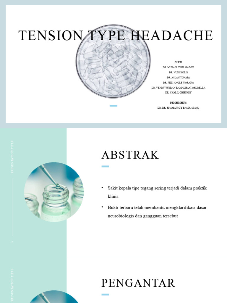 Tension Type Headache | PDF | Self-Improvement