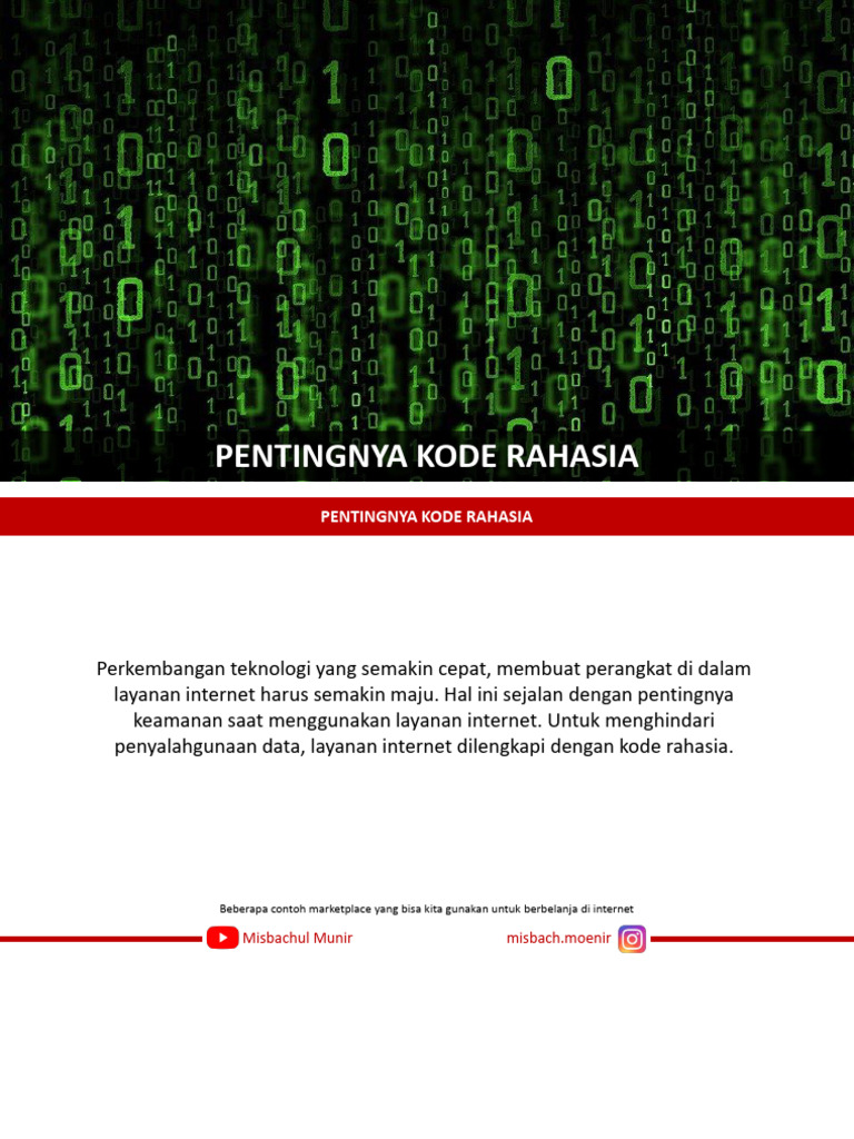 Pentingnya Kode Rahasia & Kriptografi | PDF