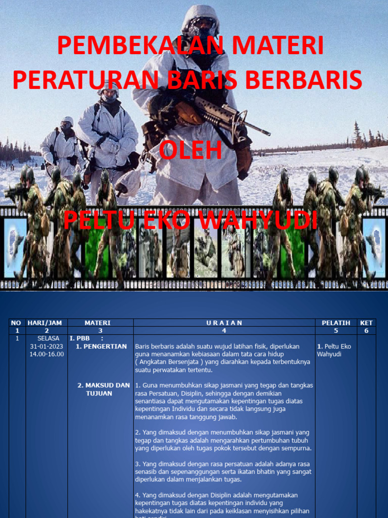 Slide Materi PBB | PDF