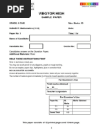 Formal Letter Writing - Grade 8 - Sample Letters | PDF