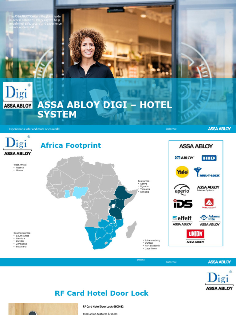 ASSA ABLOY - DIGI Hotel System - Data Sheet | PDF