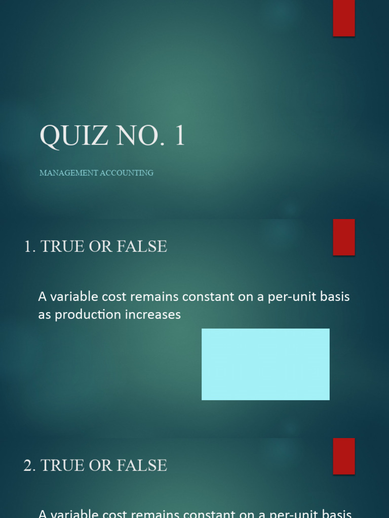 Quiz No 1 | PDF