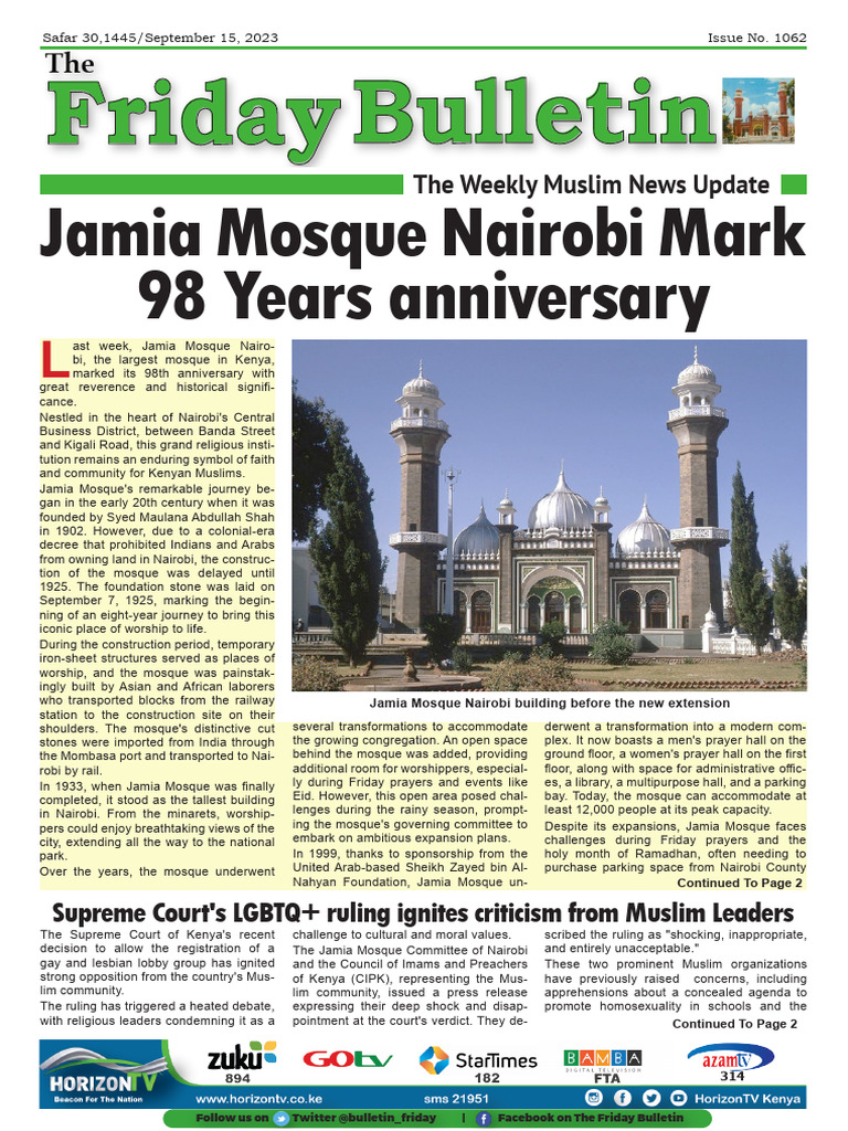 The Friday Bulletin 1062 | PDF