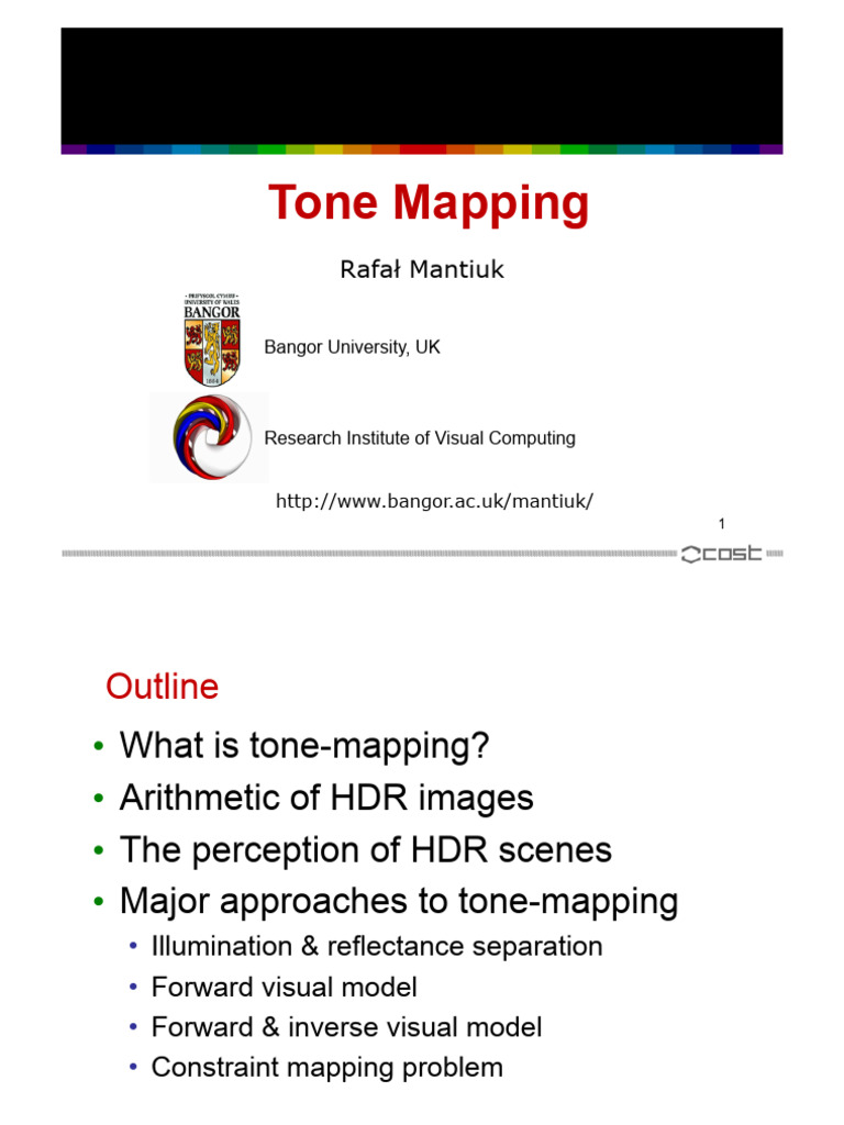 Tone Mapping | PDF