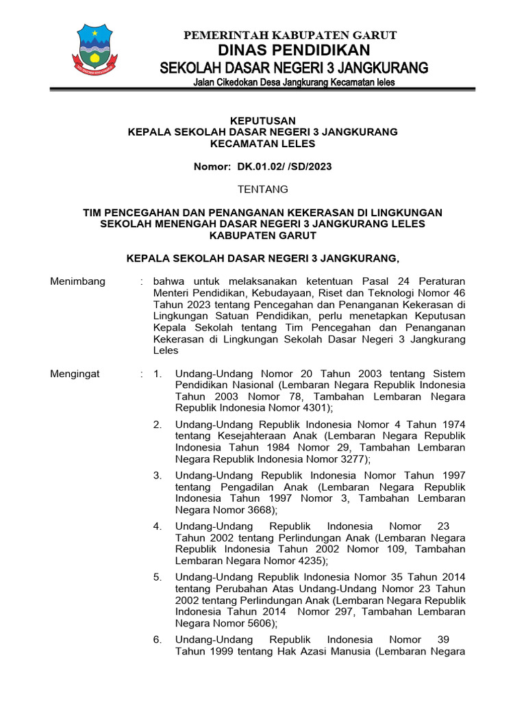 SK Tim PPK 2023 | PDF