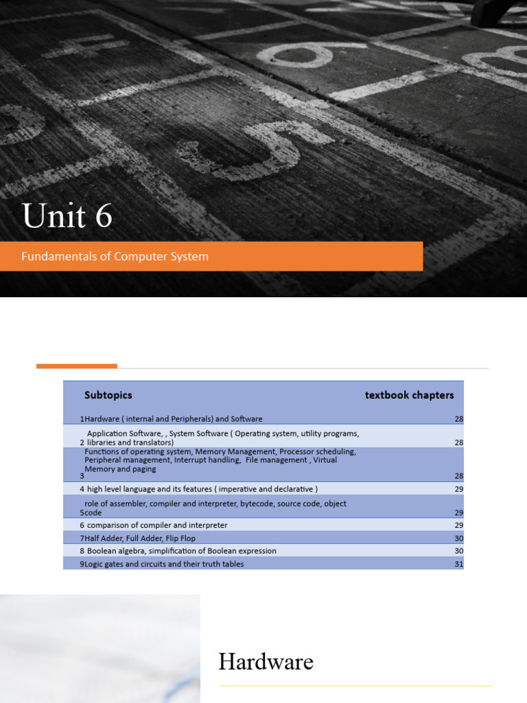 Fundamentals of Computer Science - Presentation | PDF