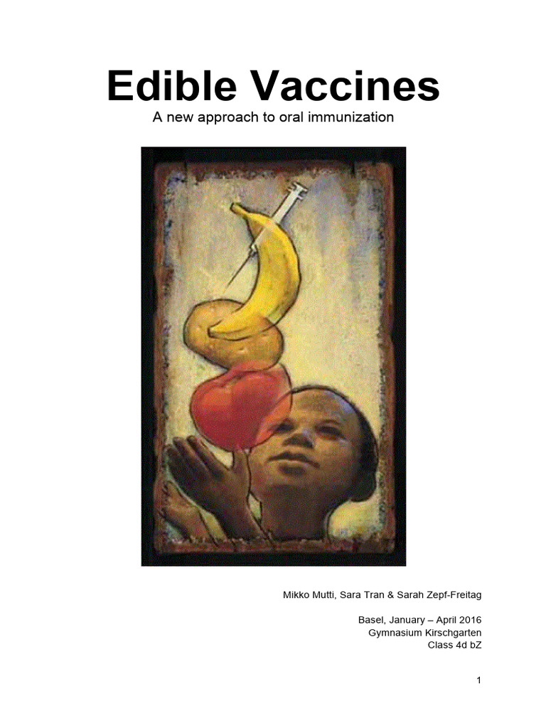 Edible Vaccine | PDF