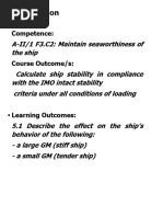 Chapter 10 - Curves of Statical Stability (GZ Curves) | PDF | Classical ...