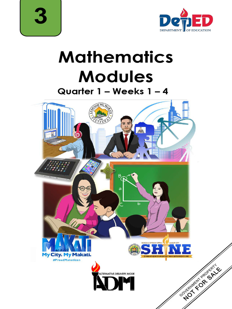Math3 Q1 Weeks1to4 Binded Ver1.0 | PDF