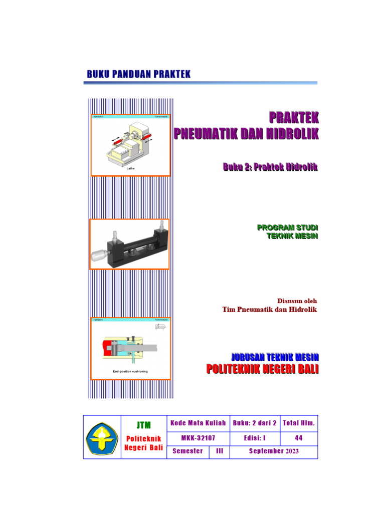 Jobsheet Praktek Hidrolik 2023 | PDF