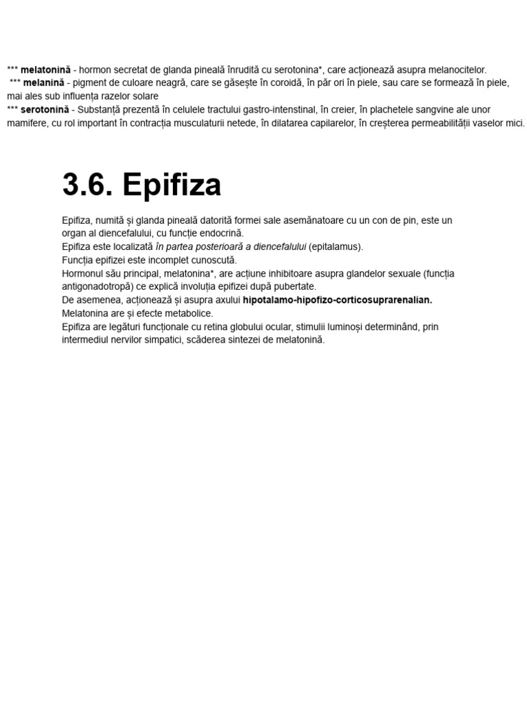 Epifiza | PDF