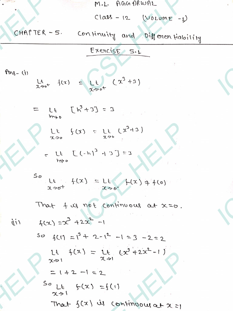 ML Class 12 Chapter 5.1 | PDF