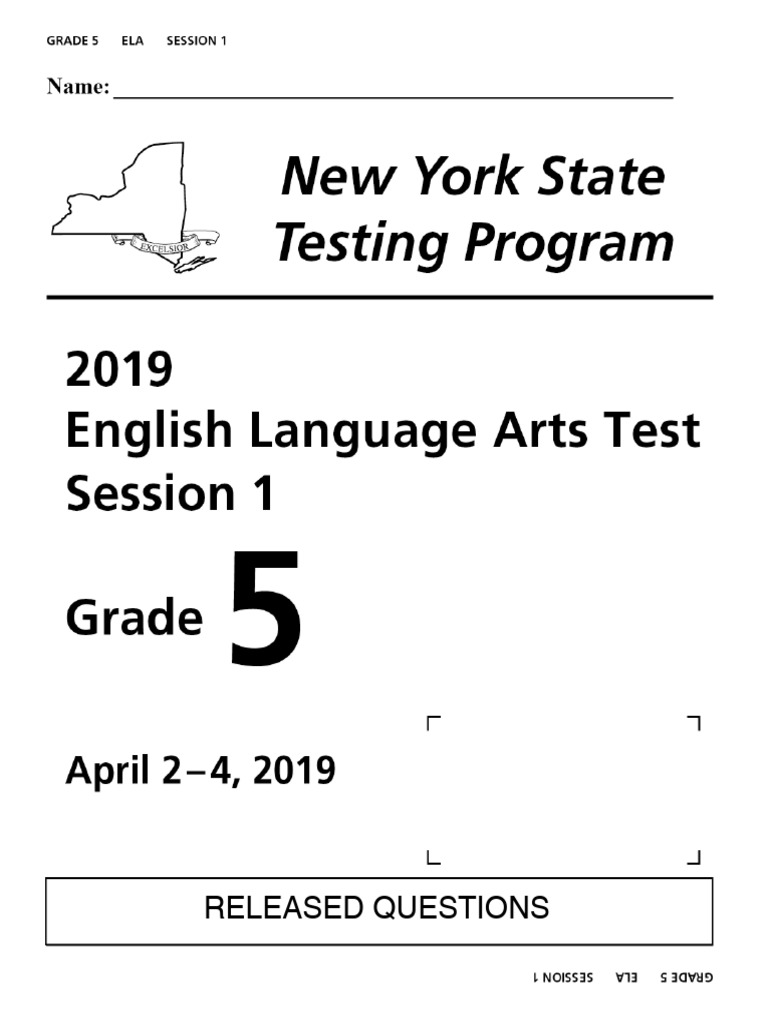 2019 ELA 5th | PDF | Language Arts & Discipline | Art
