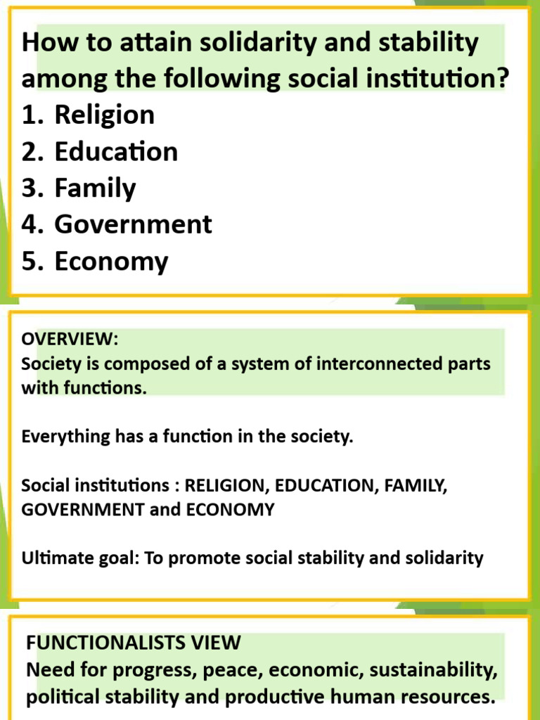 Structural Functionalism Marxism Symbolic Interactionism | PDF