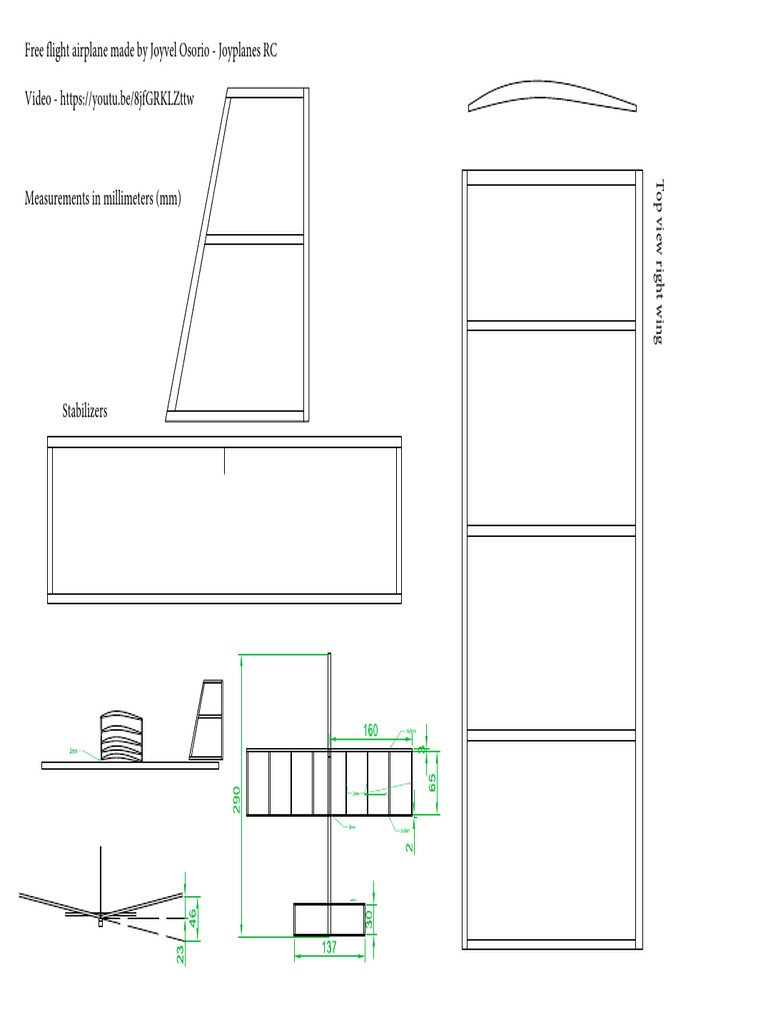 Plans Freeflight Micro Joyplanes | PDF