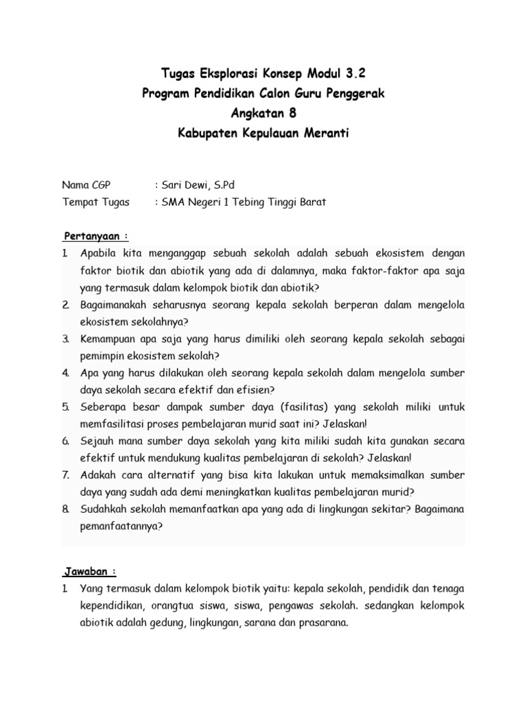 Tugas Eksplorasi Konsep Modul 3 | PDF