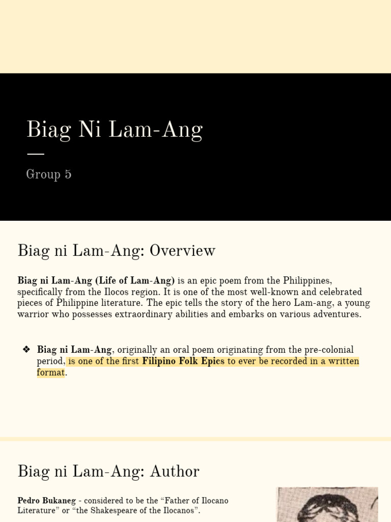 Biag Ni Lam-Ang | PDF | Poetry | General Fiction