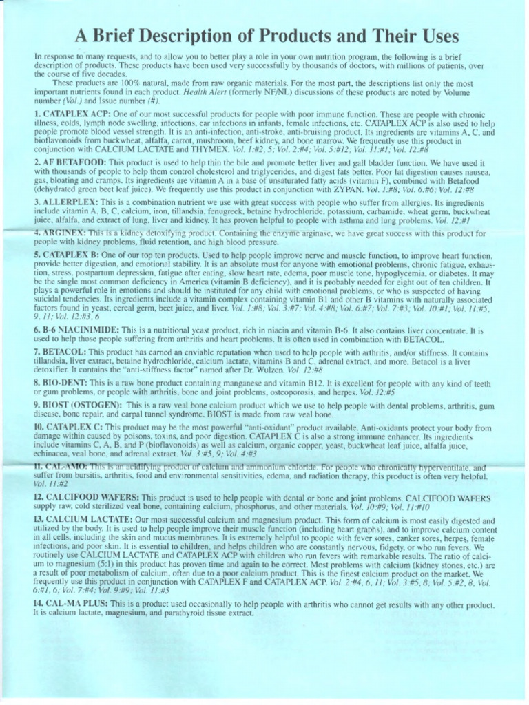 West Product Descriptions | PDF