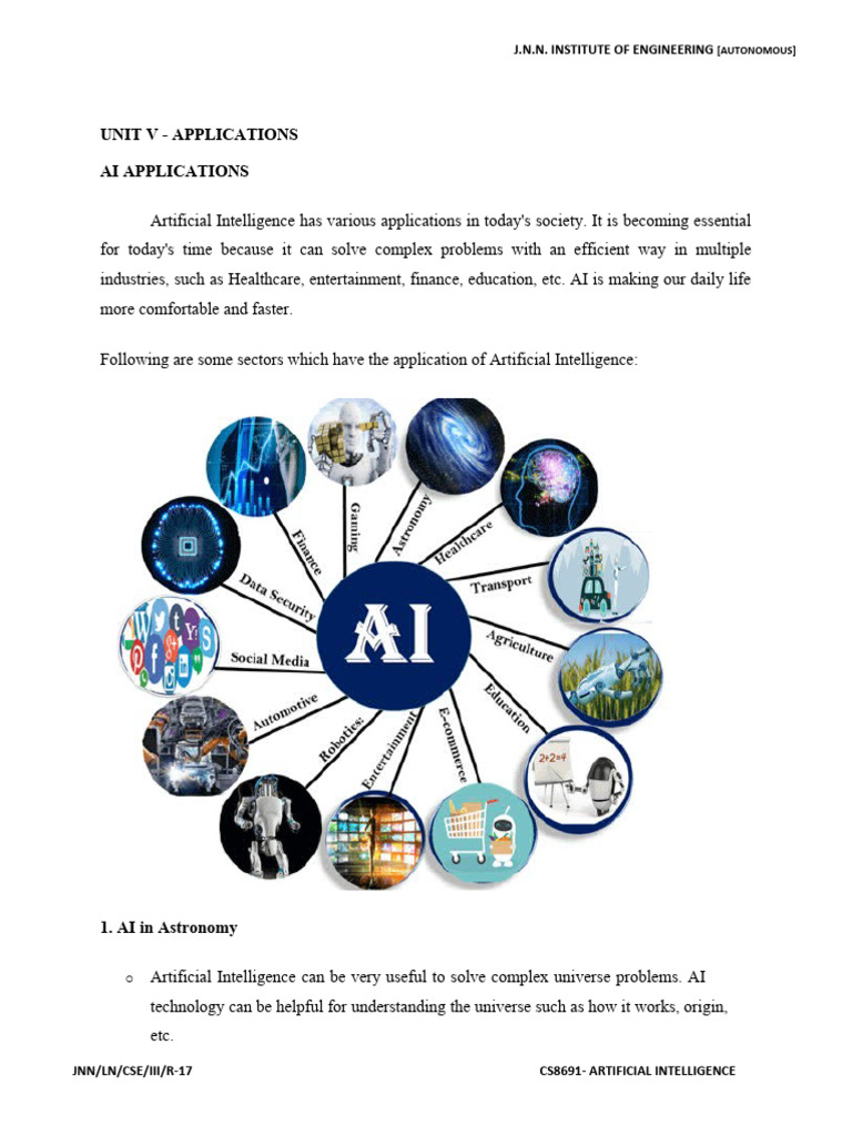 Unit 5 Applications | PDF