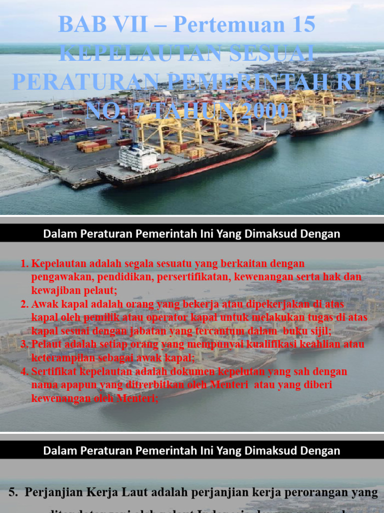 Pertemuan 15 Manajemen SDM & Pengawakan Kapal (Crewing Management) | PDF